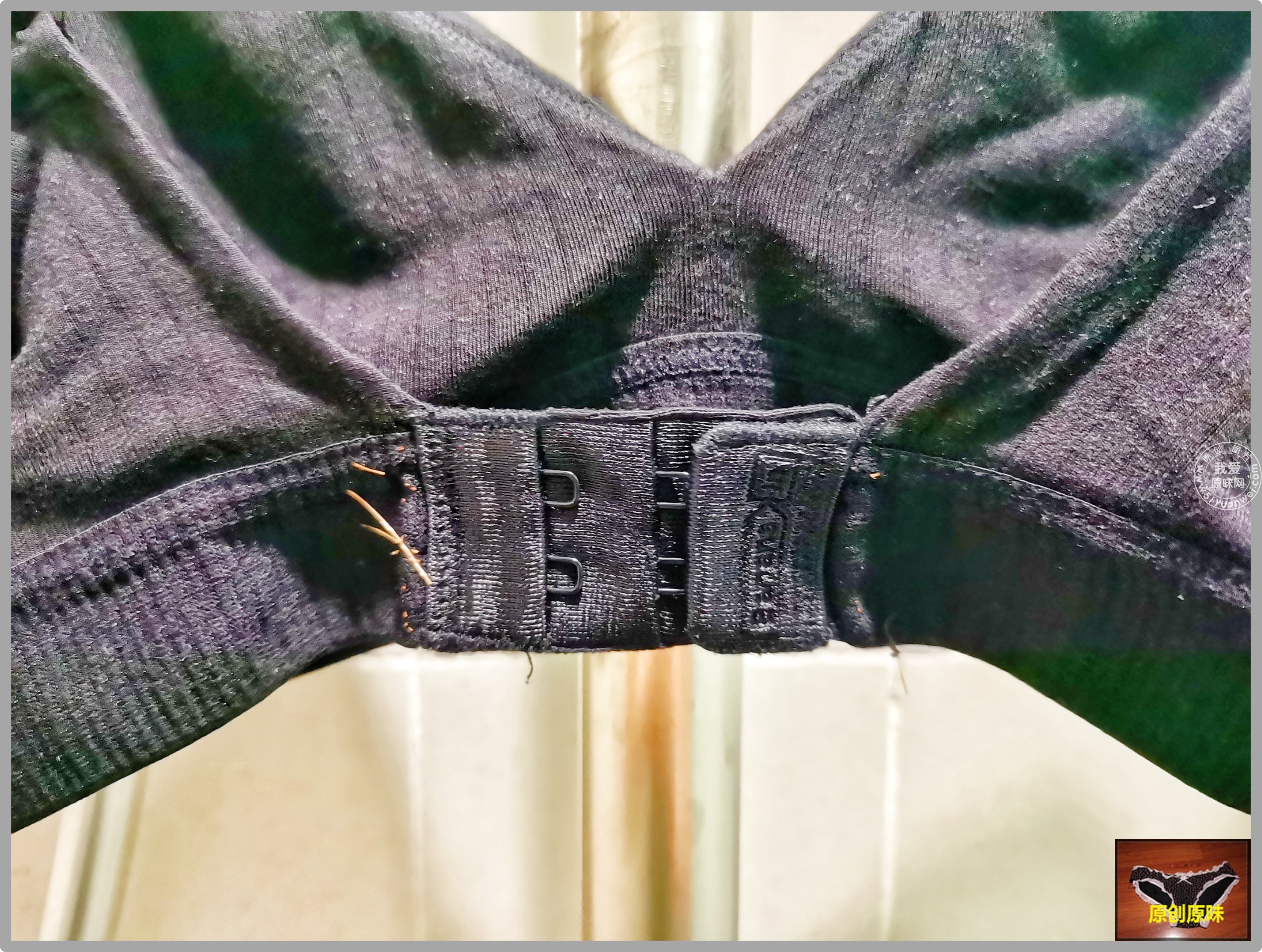 (原创)女生宿舍垃圾房系列-黑薄文胸+粘着卫生巾NN(32P) - 原味罩罩 - 原味秀